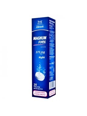 Zdrovit Magnum Forte 375mg 20 tabletek musujących